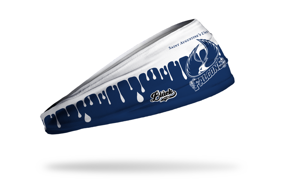 Saint Augustine's University Drip Headband – Black Collection Apparel