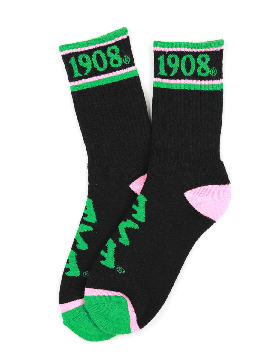 Alpha Kappa Alpha Socks Black – Black Collection Apparel