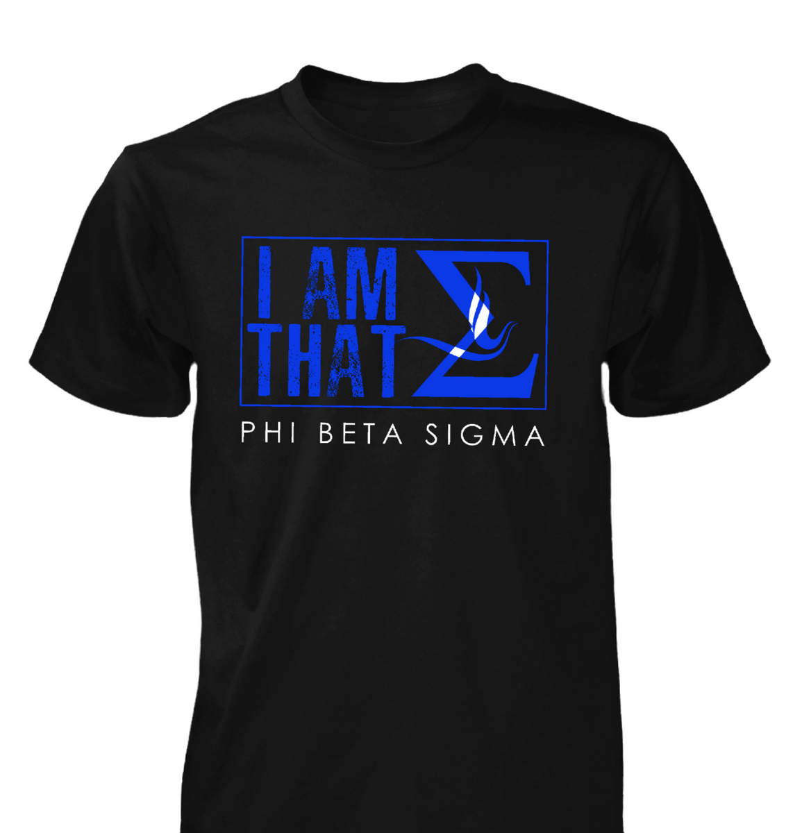 Phi Beta Sigma "I AM THAT SIGMA" T-Shirt – Black Collection Apparel
