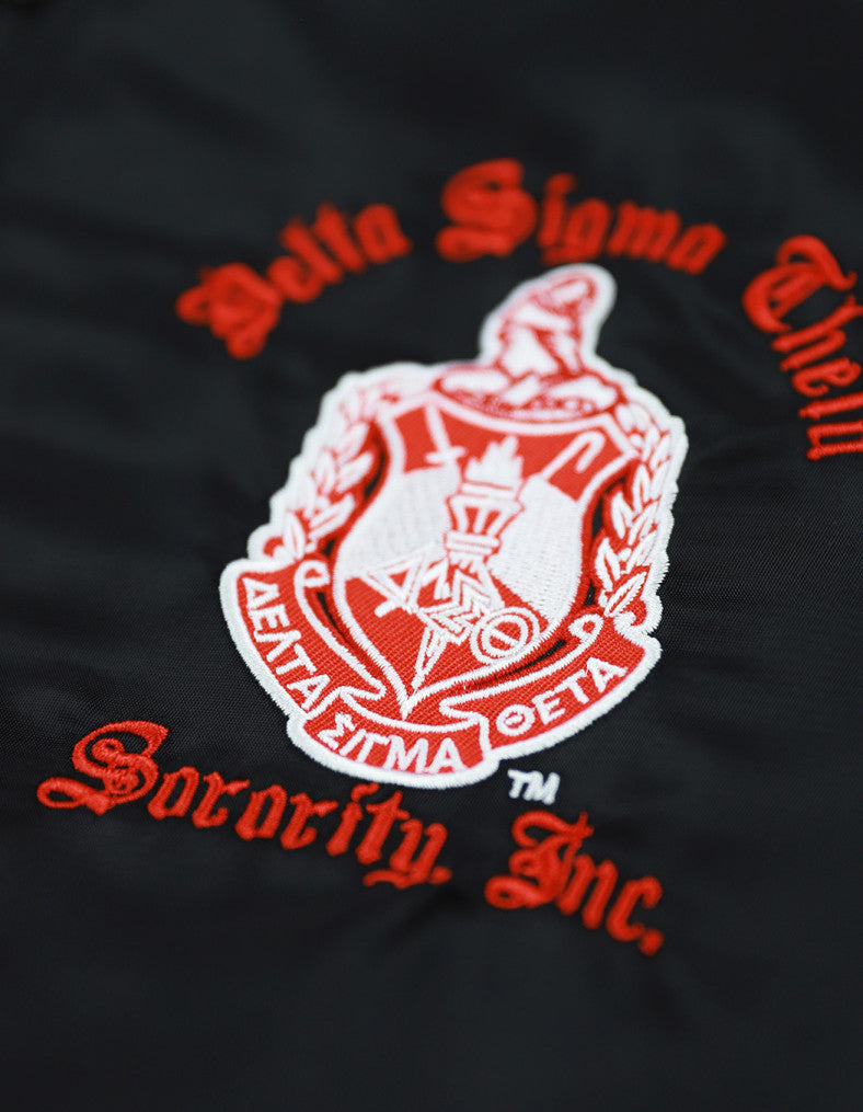 Delta Sigma Theta Bomber Jacket – Black Collection Apparel