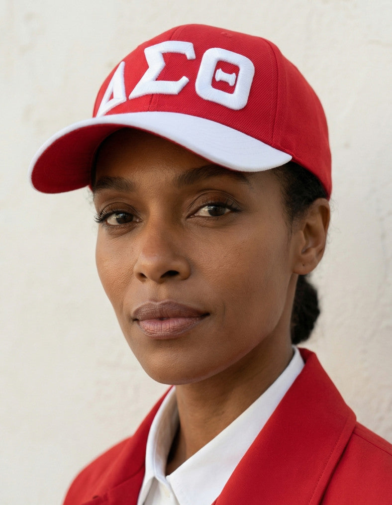 DST LETTER BALL CAP_RED – Black Collection Apparel