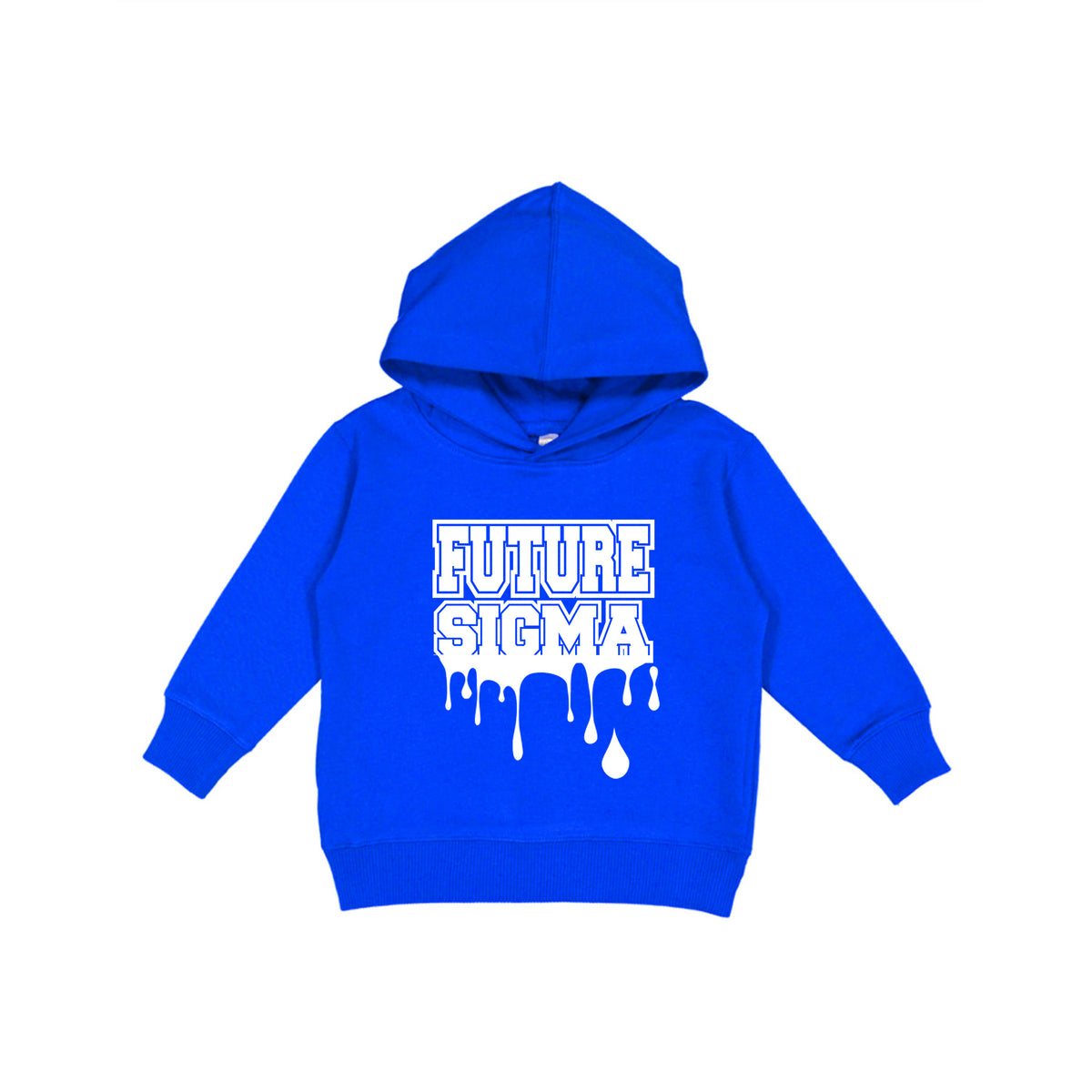 Future Sigma Drip Royal Toddler Pullover Fleece Hoodie – Black ...