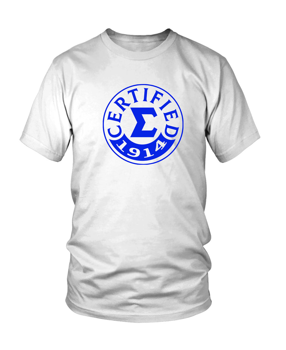Phi Beta Sigma Fraternity Certified Sigma T-Shirt – Black Collection ...