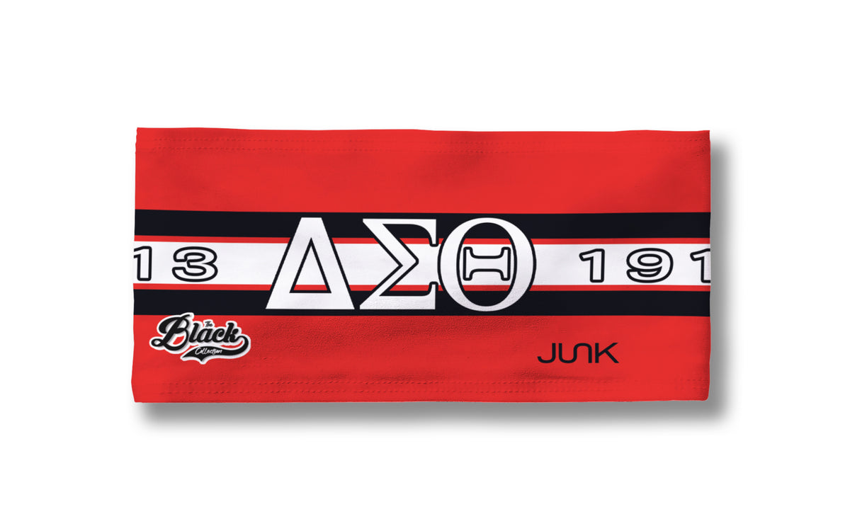 Delta Sigma Theta BBL Stripe Headband – Black Collection Apparel