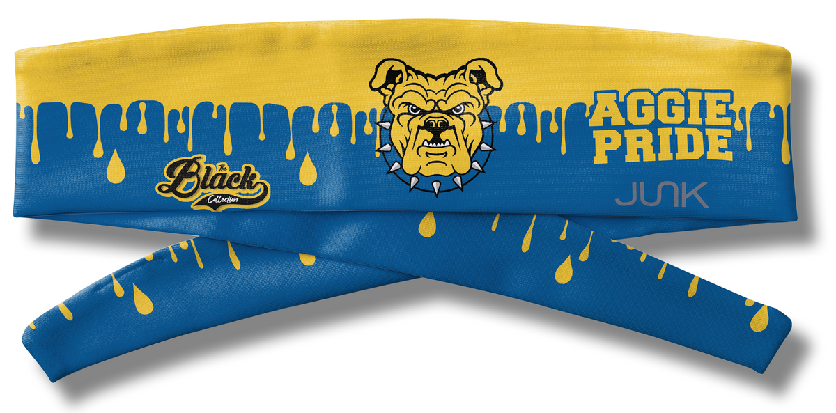 NORTH CAROLINA A&T UNIVERSITY: DRIP HEADBAND – Black Collection Apparel