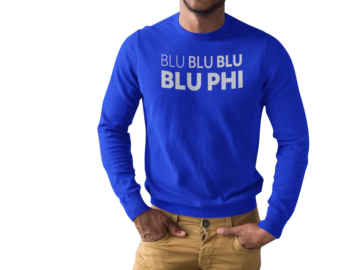 Phi Beta Sigma Blu Blu Blu BLU PHI Collection – Black Collection Apparel