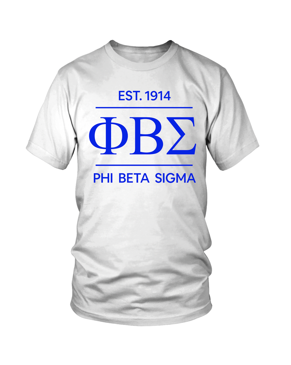 PBS Crew Neck EST 1914 T-Shirts – Black Collection Apparel