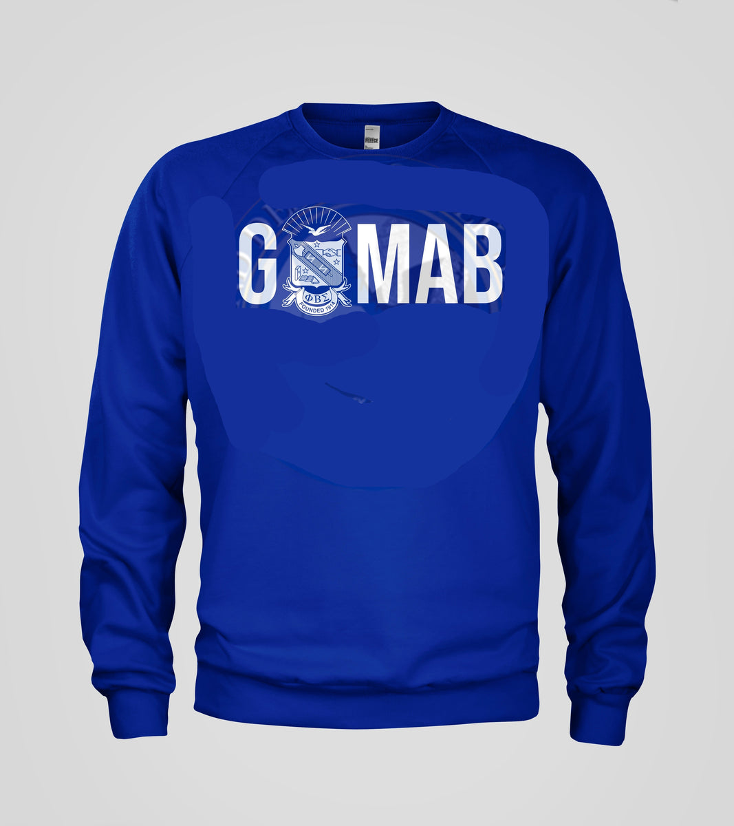 Phi Beta Sigma GOMAB Shield T-Shirt Long Sleeve – Black Collection Apparel