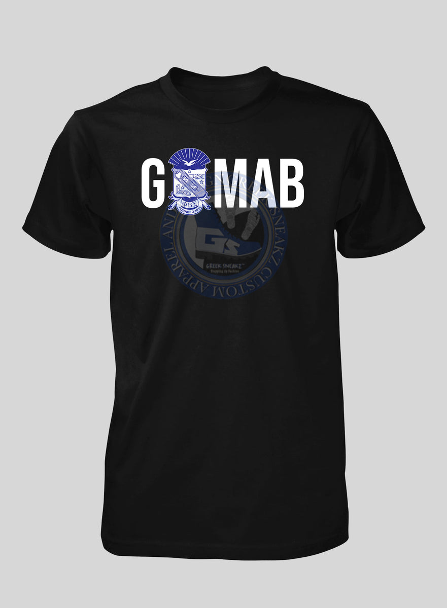 Phi Beta Sigma GOMAB Shield T-Shirt – Black Collection Apparel
