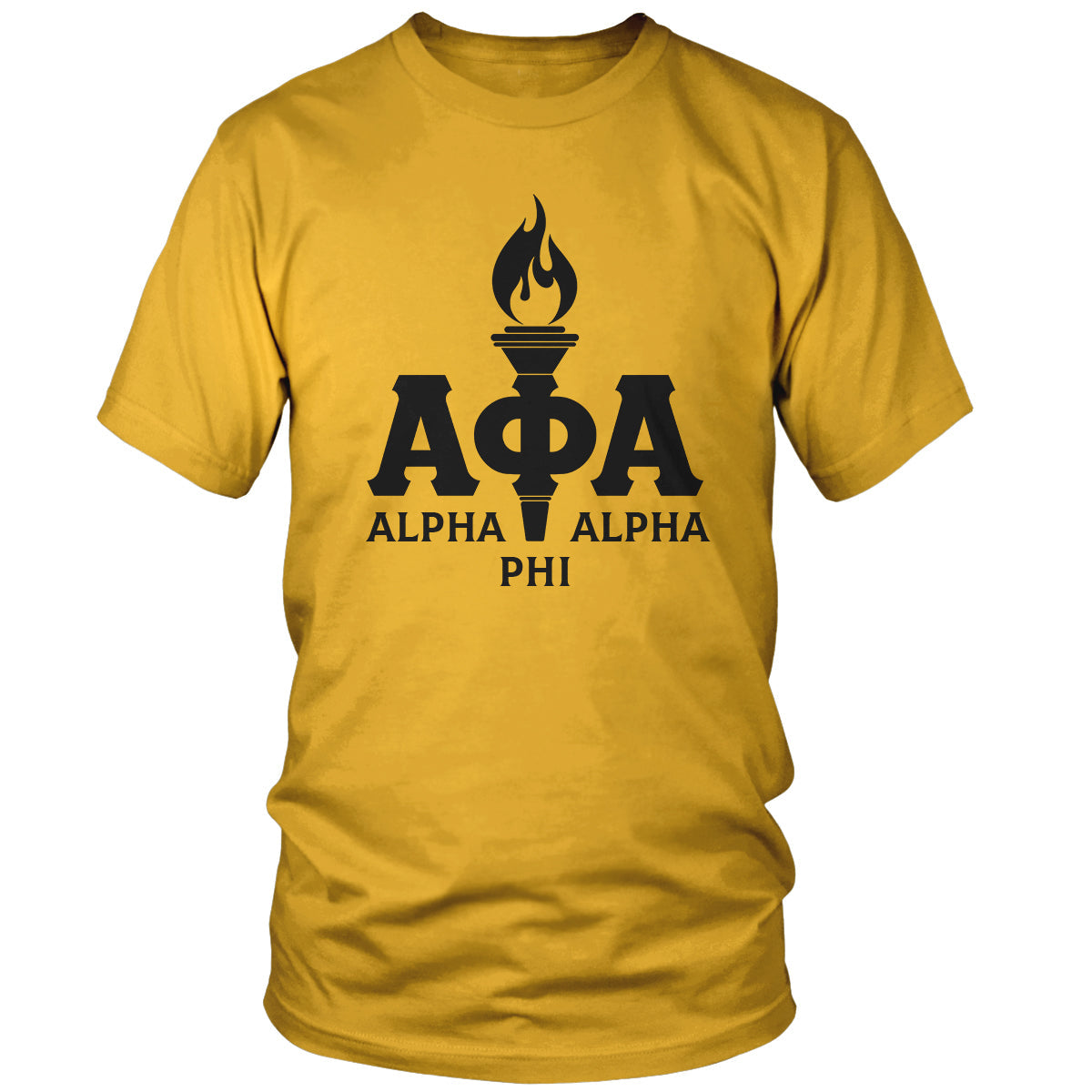 Alpha Phi Alpha TORCH T-Shirts – Black Collection Apparel