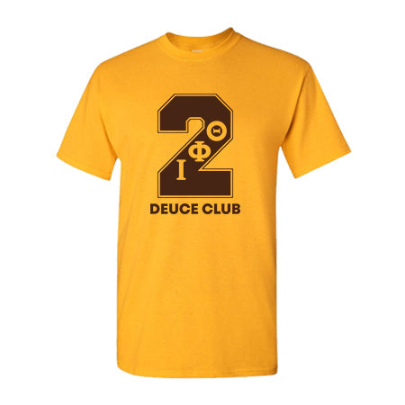 Iota Phi Theta Gold Line Number T-Shirts – Black Collection Apparel