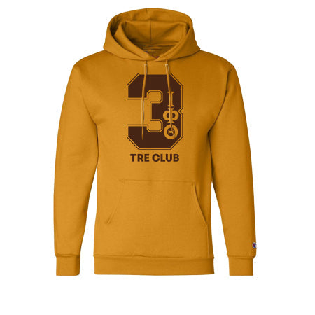 Iota Phi Theta Gold Line Number Hoodies – Black Collection Apparel