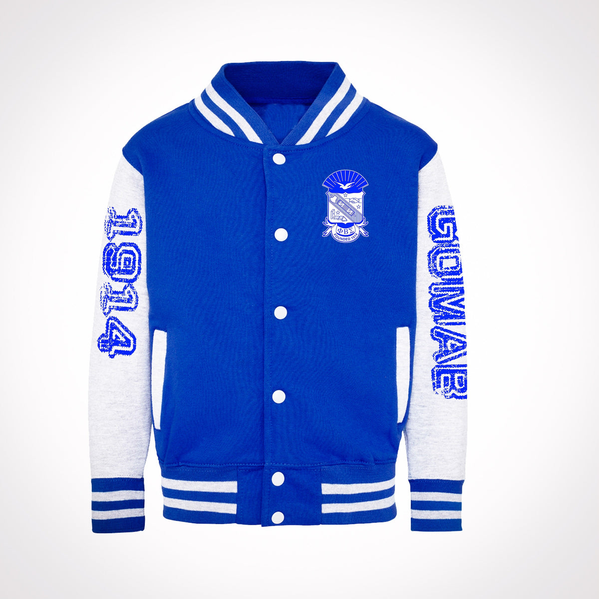 Phi Beta Sigma Lightweight Letterman Jacket – Black Collection Apparel