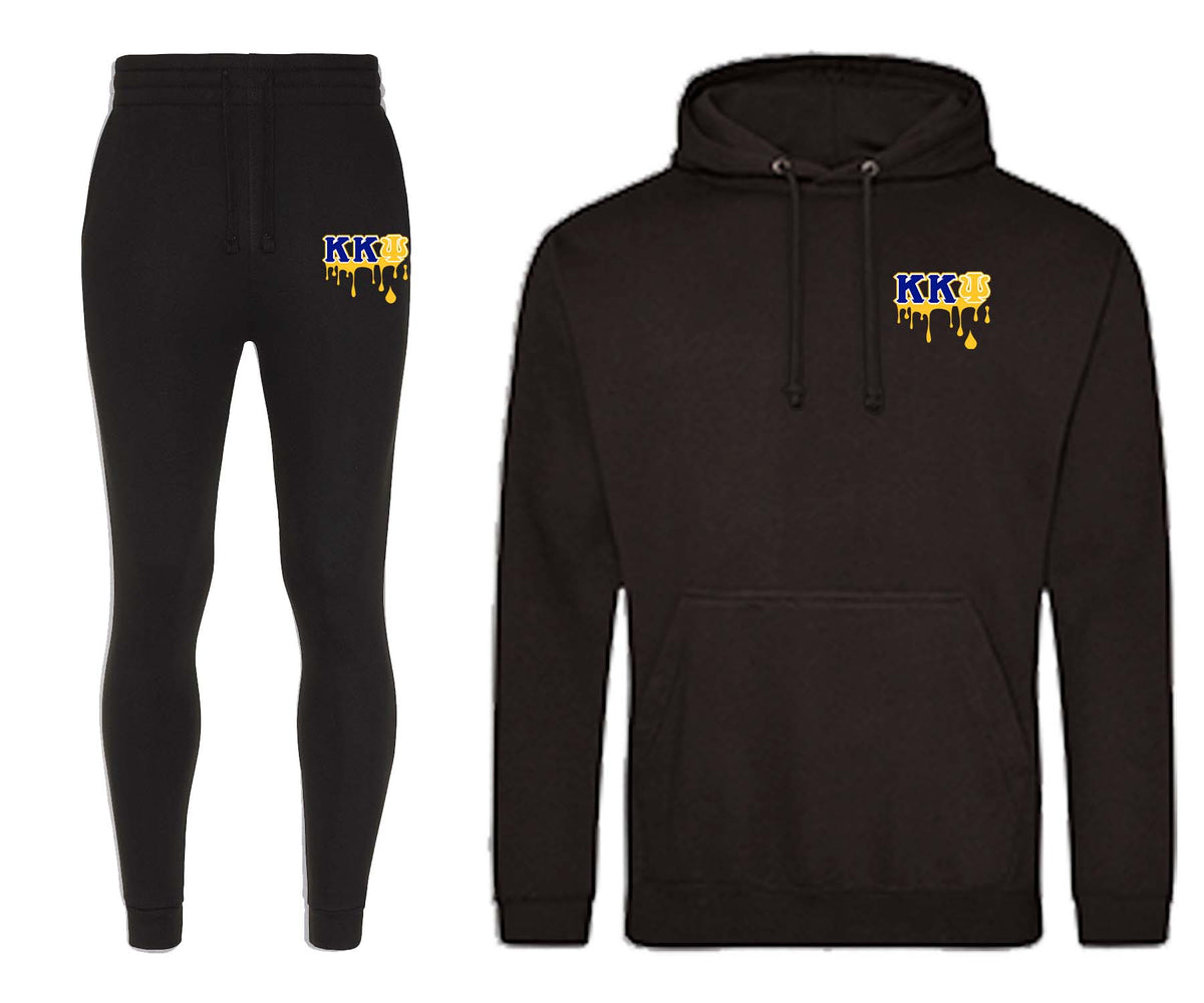 KKPSI Drip Sweatsuit – Black Collection Apparel