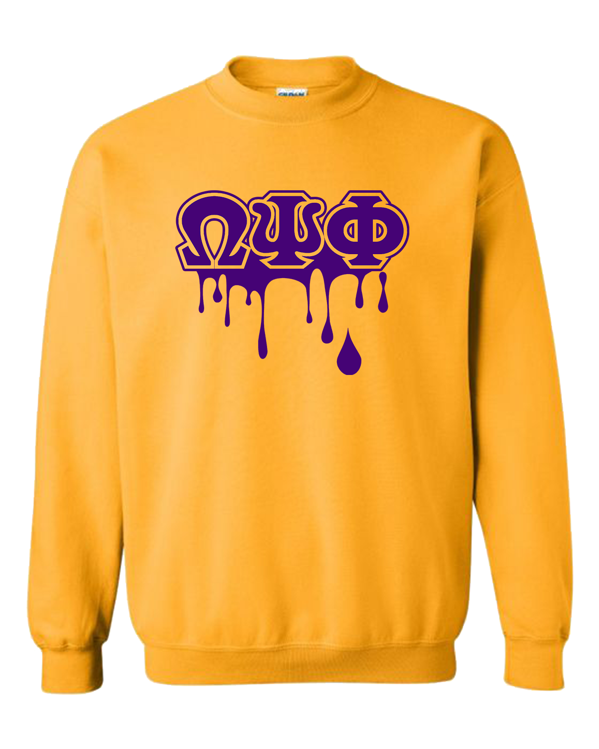 Omega Psi Phi Drip Sweatshirt – Black Collection Apparel