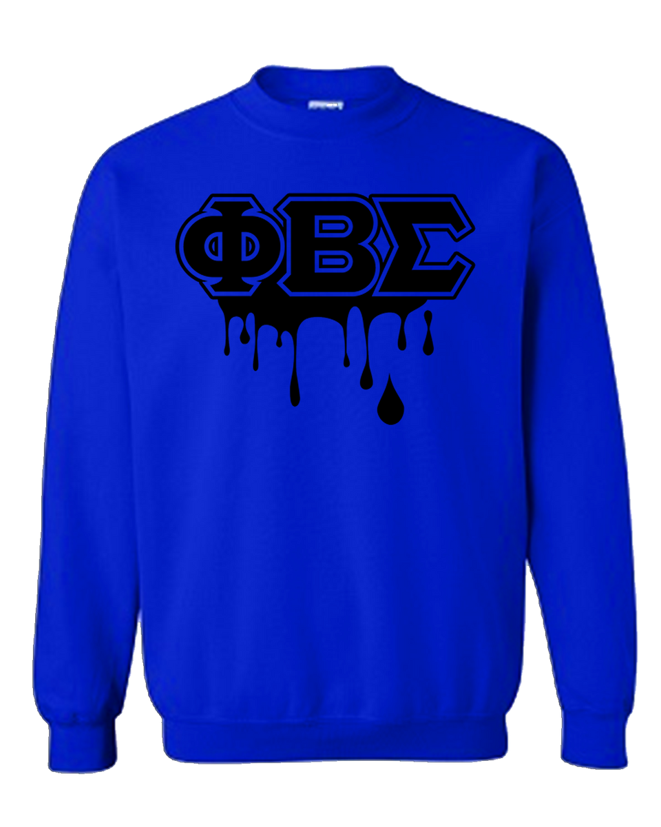Phi Beta Sigma Drip Sweatshirt – Black Collection Apparel